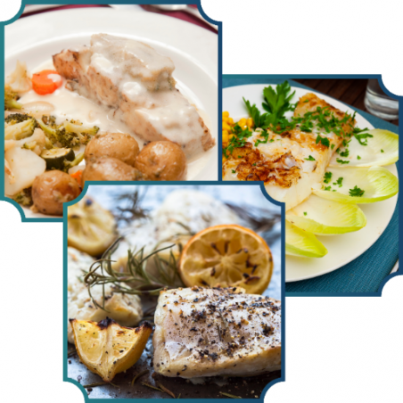 Miętus Ryba Królewski Filet 1kg Bez Skóry Dziki Łowiony i Mrożony na Morzu