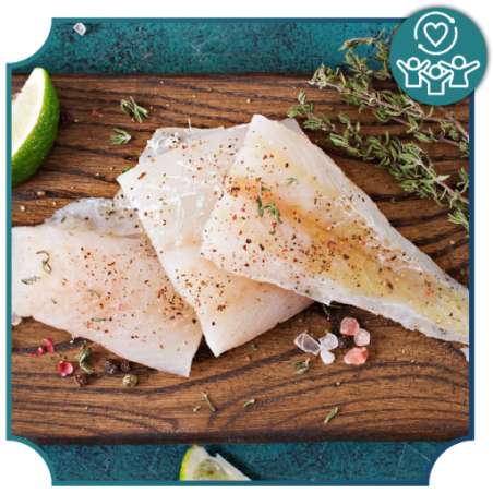 Miętus Ryba Królewski Filet 1kg Bez Skóry Dziki Łowiony i Mrożony na Morzu